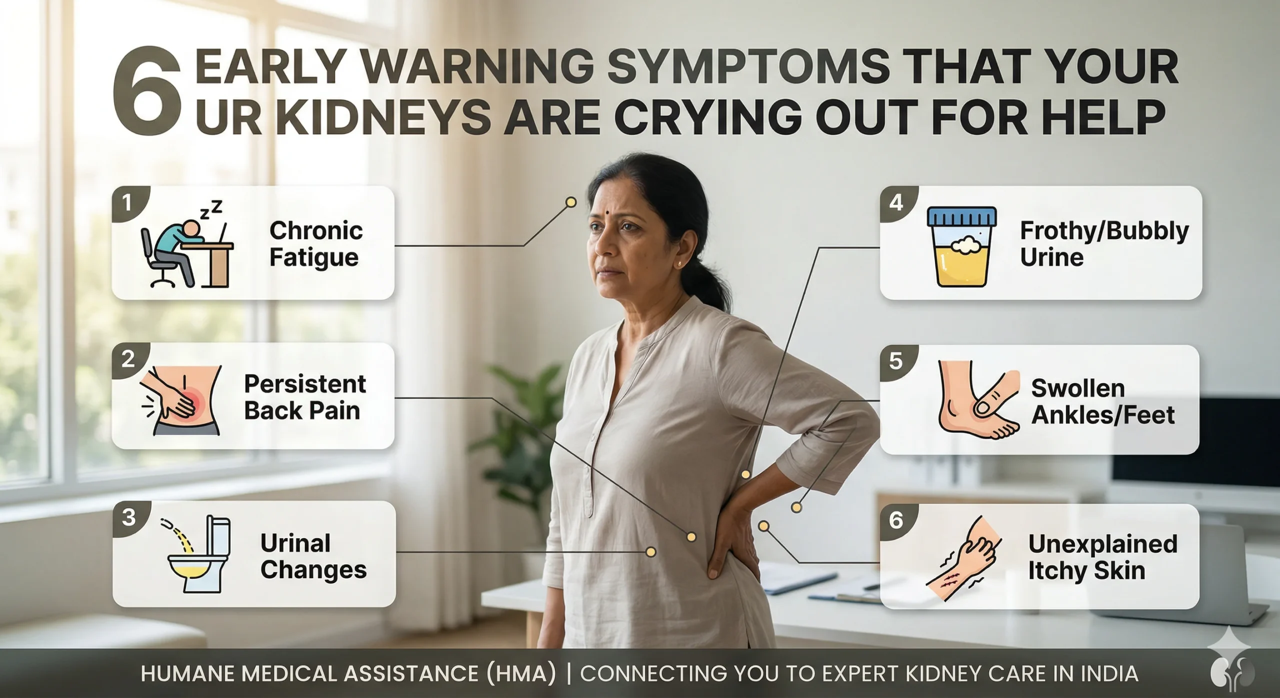 6 Early Warning Signs of Kidney Disease You Shouldn't Ignore - Humane ...